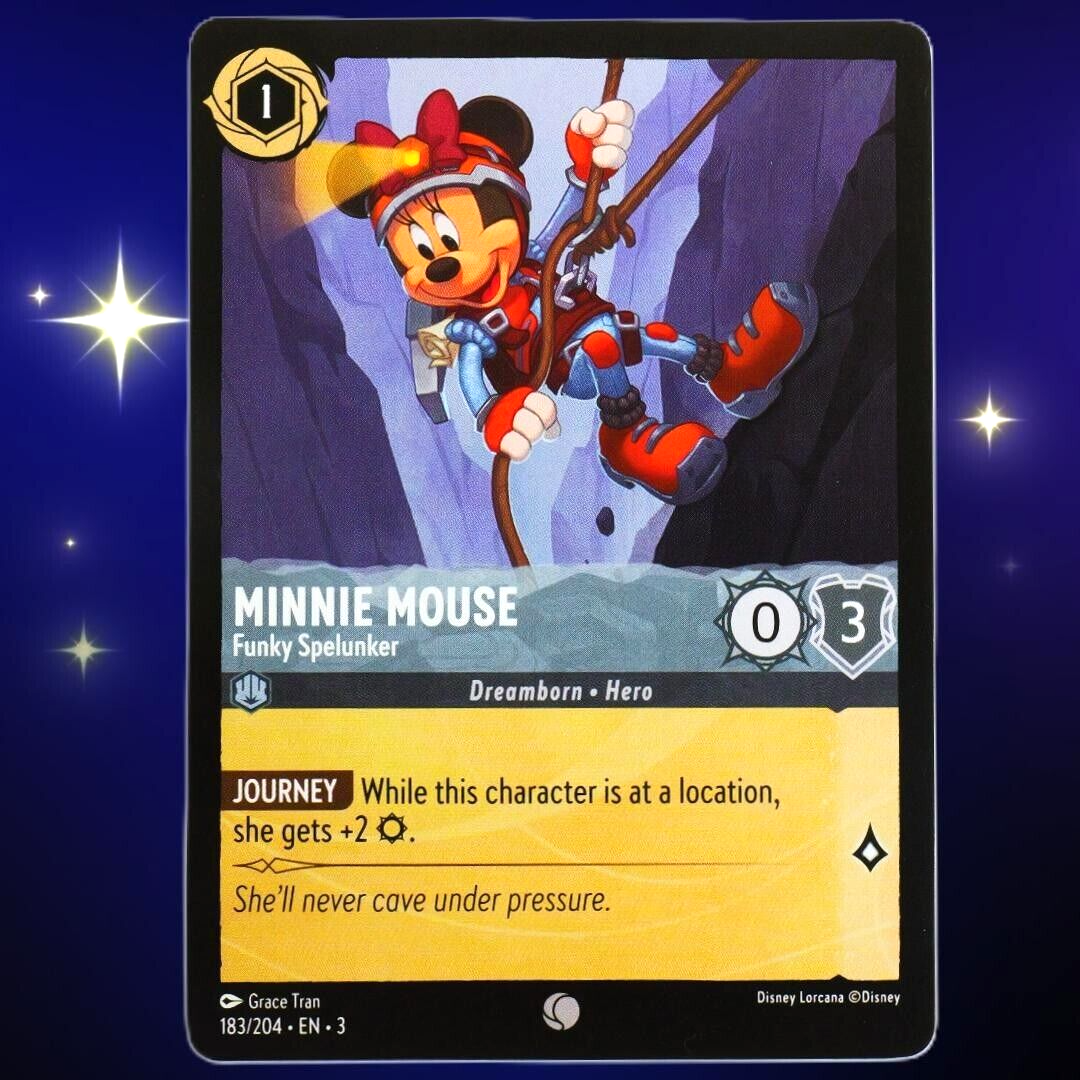 Minnie Mouse Funky Spelunker - Disney Lorcana TCG Into the Inklands #1 – Unveiled Treasures